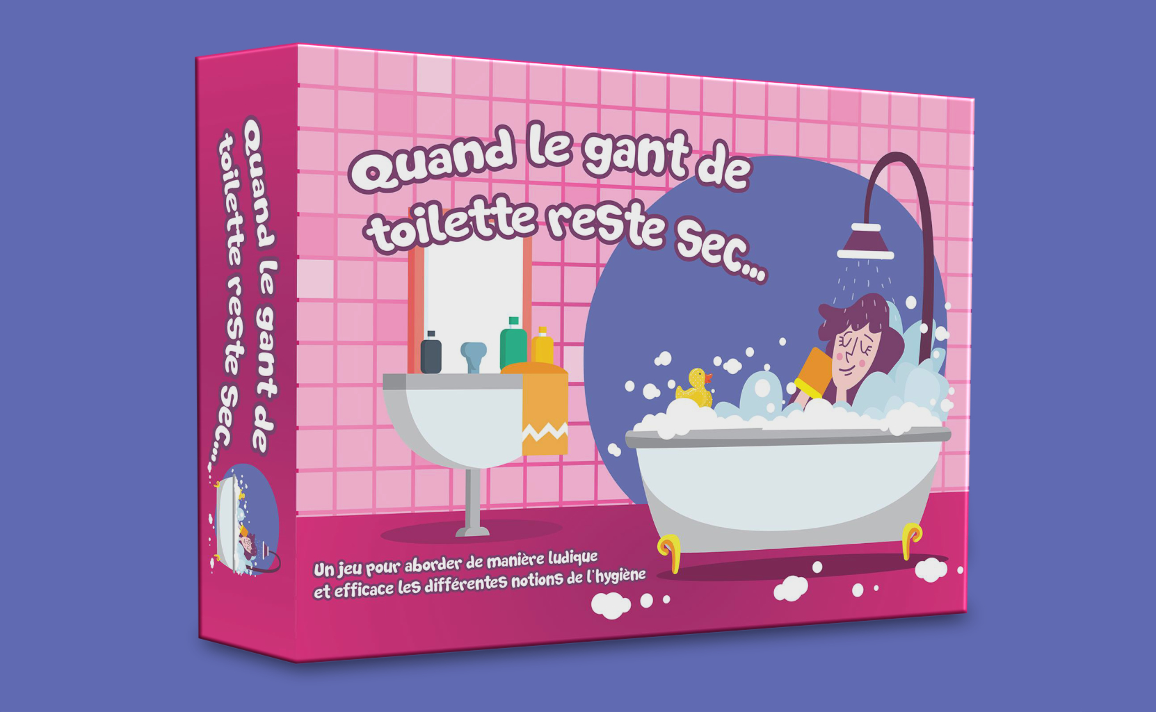 Jeu - Quand le gant de toilette reste sec - Centre d'Éducation du Patient